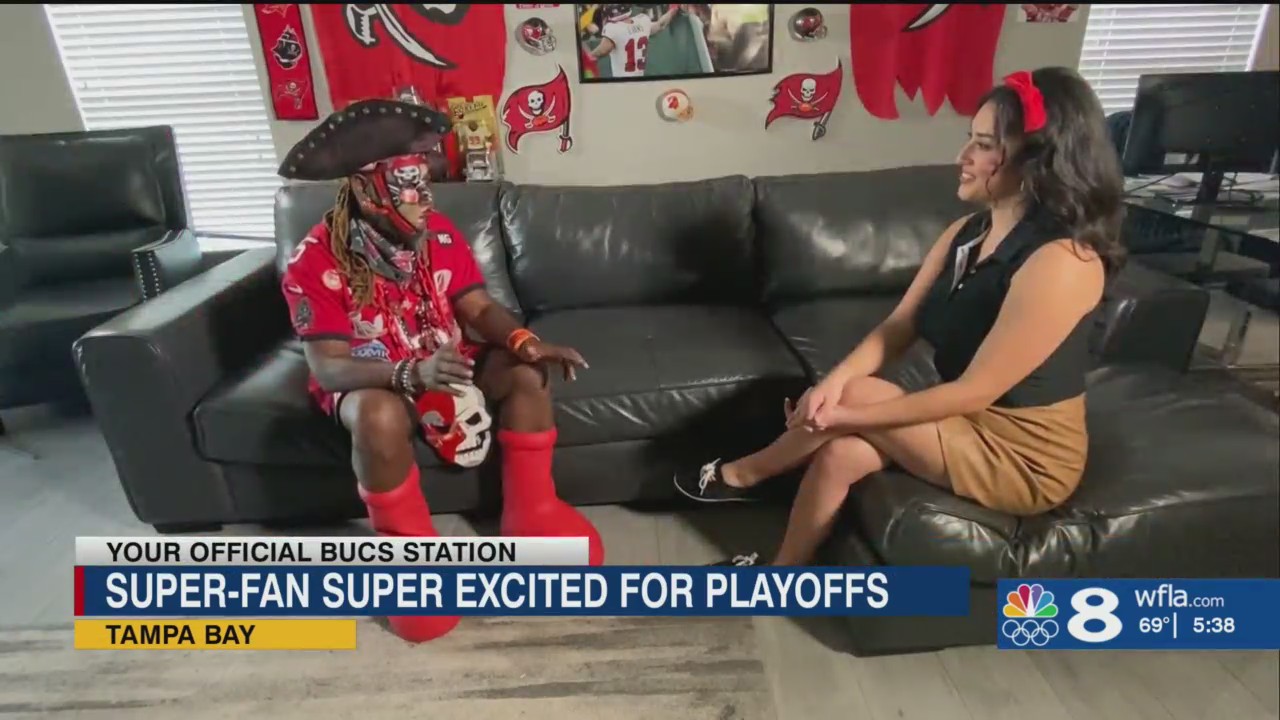 Bucs super-fan “JayBuc” preparing to fly out to playoffs game in ...
