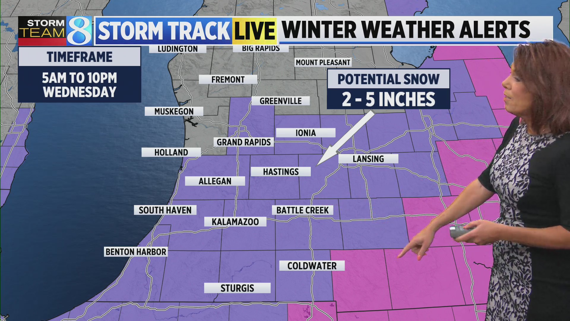 Storm Team 8 Forecast: Daybreak 012523 – WOODTV.com