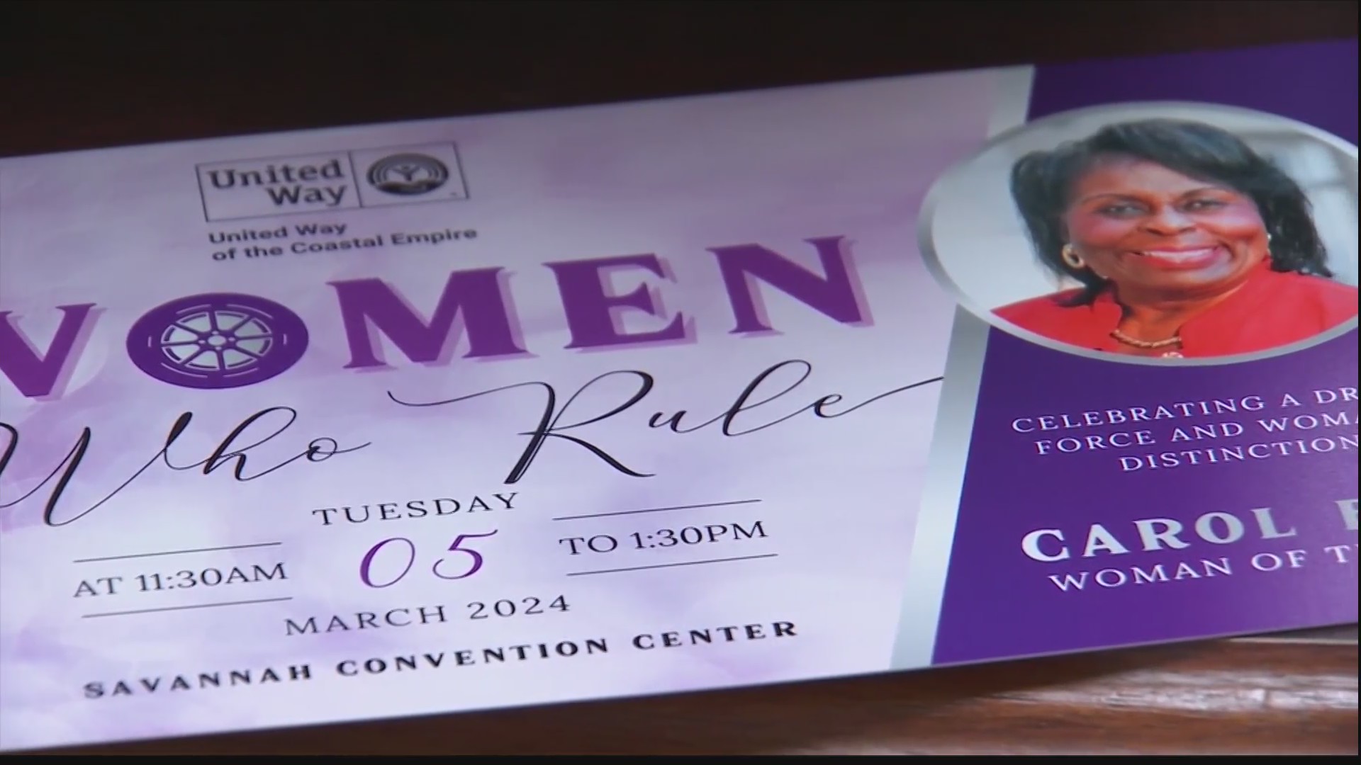 Carol Bell named Woman of the Year during Women Who Rule Luncheon – WSAV-TV