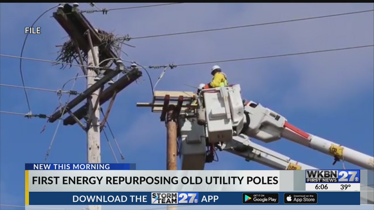 First Energy recycling utility poles – WKBN.com