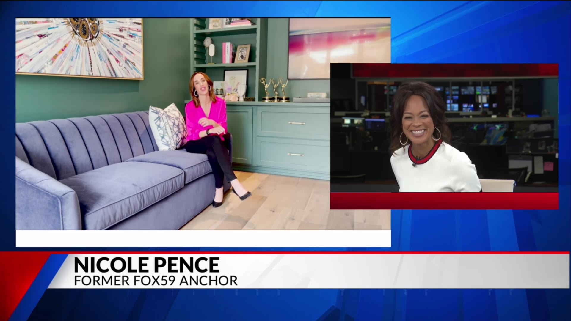Congratulations and good luck, Fanchon, from Nicole Pence – Fox 59