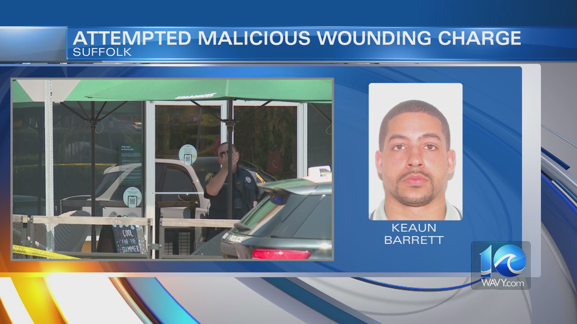 Charges filed against man shot in Starbucks shooting in Suffolk – WAVY.com