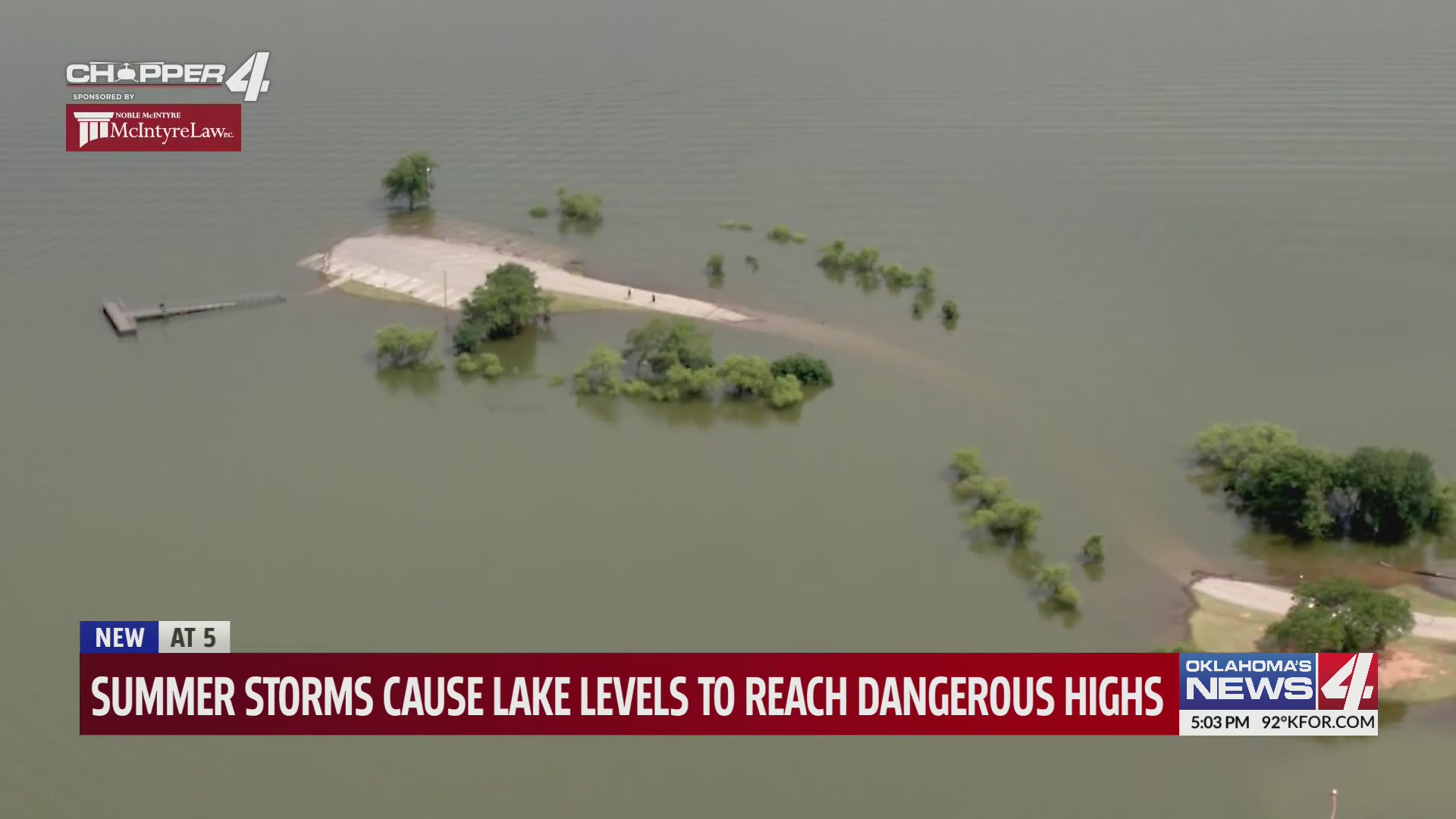 Lake levels rising dangerously high concerns officials, families – KFOR.com Oklahoma City
