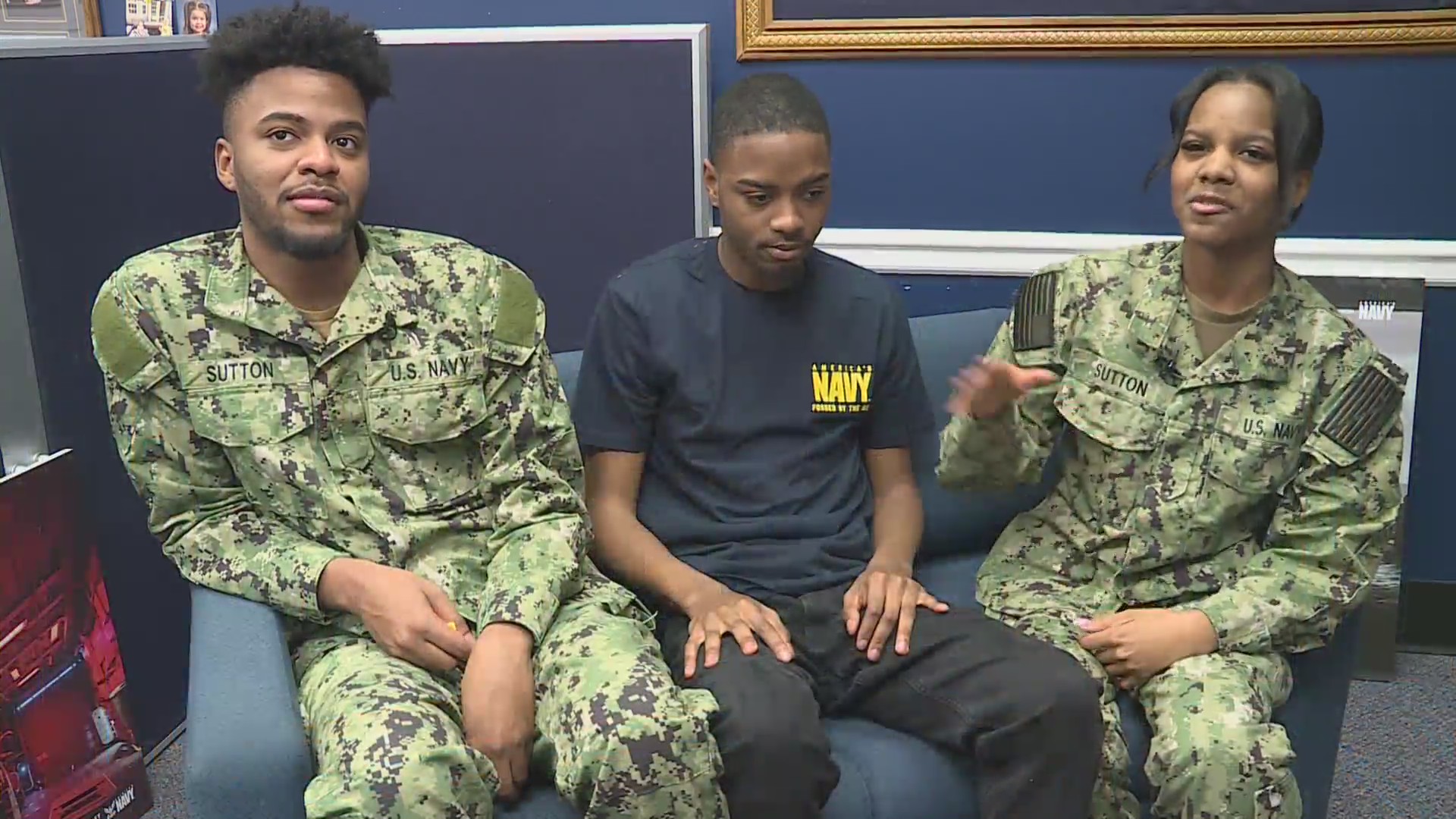 Chesapeake siblings believed to be first Black triplets to join Navy ...