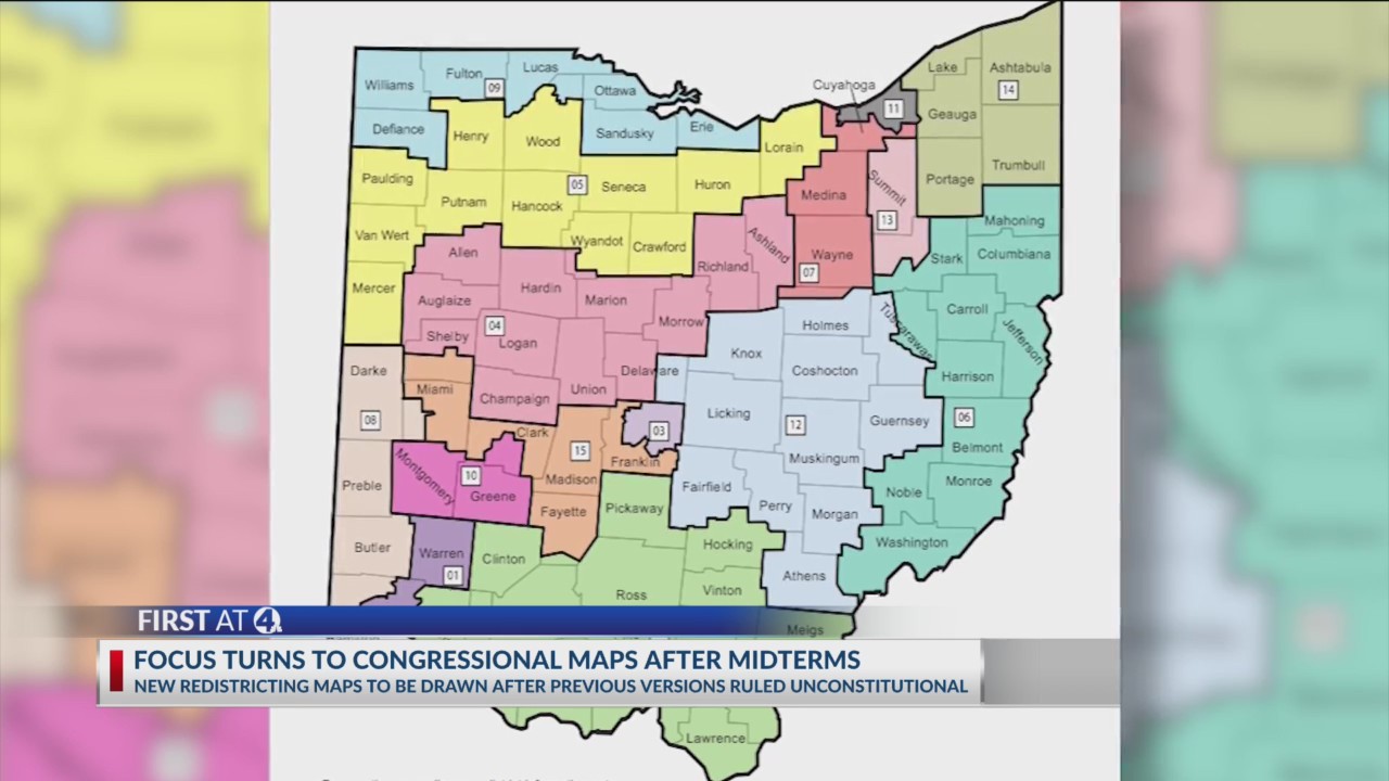 Focus turns to Ohio’s congressional maps after midterms – NBC4 WCMH-TV