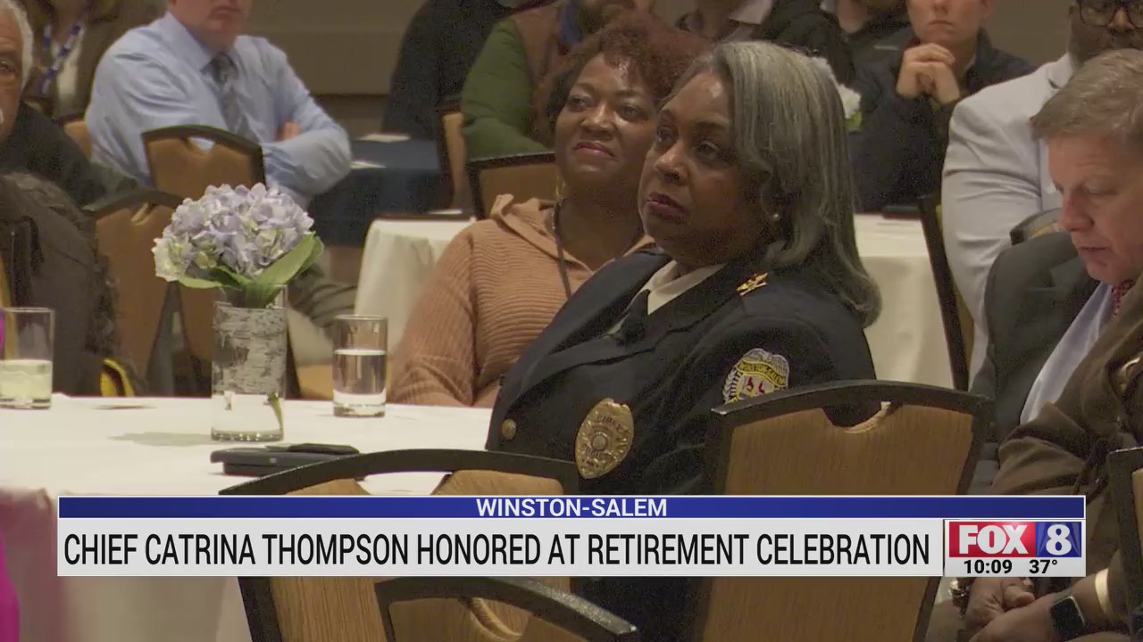 Winston-Salem Police Chief Catrina Thompson honored at retirement ...