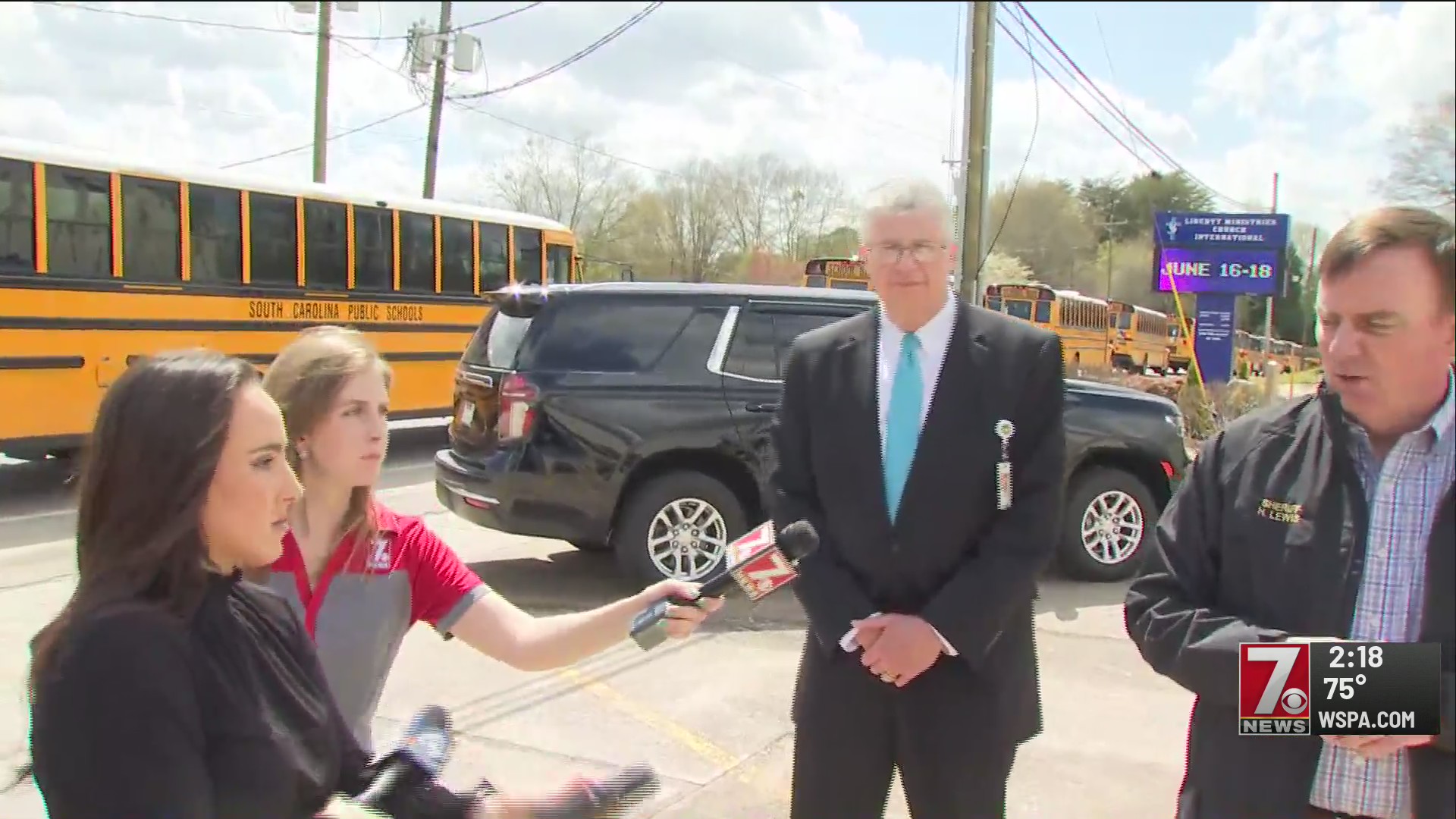 Media Briefing on Tanglewood Middle School Shooting – WSPA 7NEWS