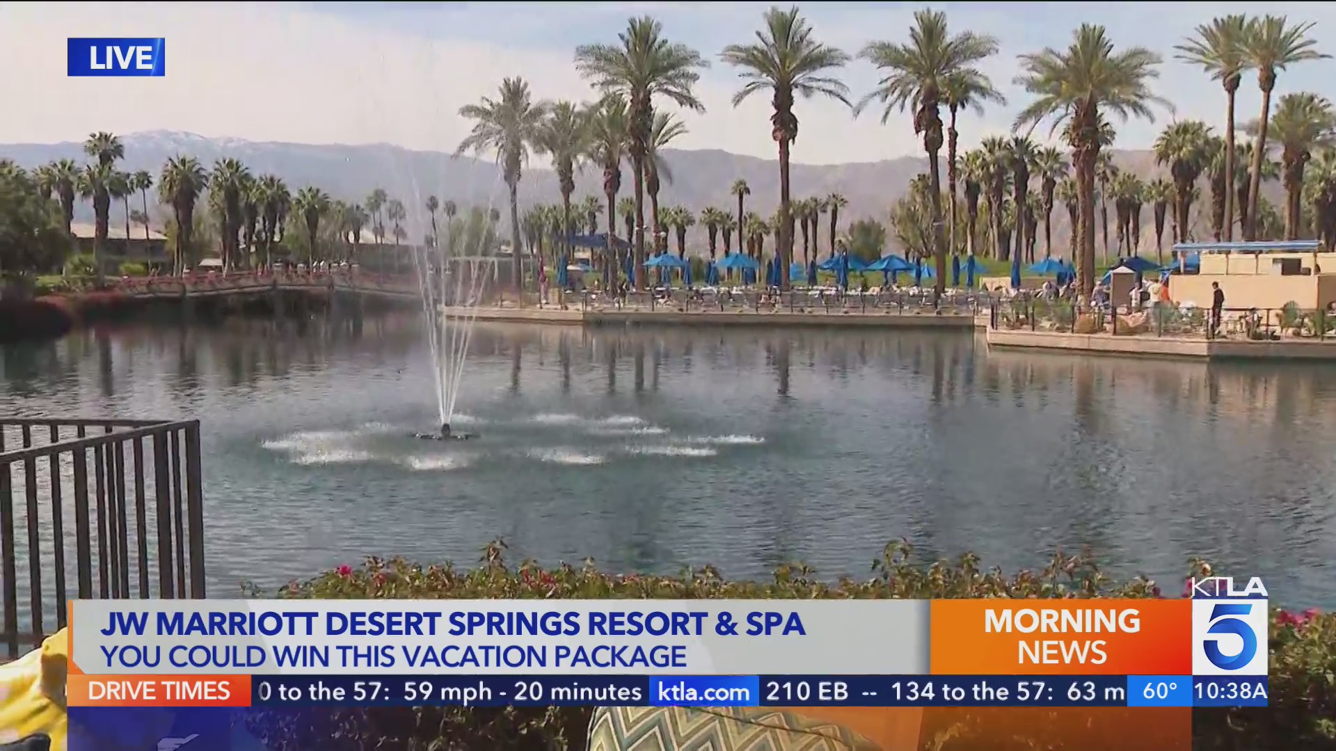 Wendy Burch vacations at JW Marriott Desert Springs Resort and Spa – KTLA