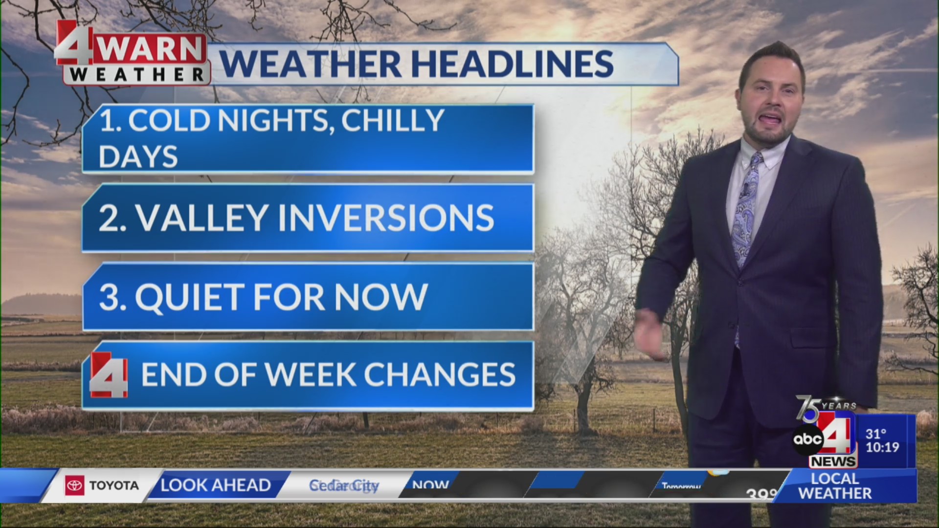 Expect cold nights and chilly days – ABC4 Utah