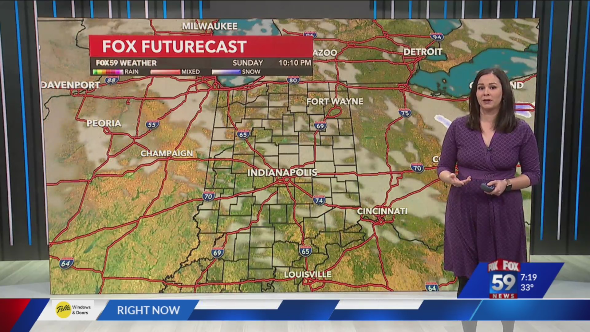 Tracking light snow Sunday morning – Fox 59