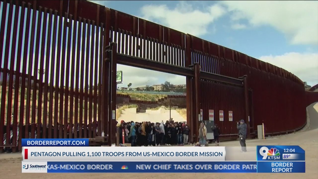 Pentagon pulling 1,100 troops from US-Mexico border mission – BorderReport