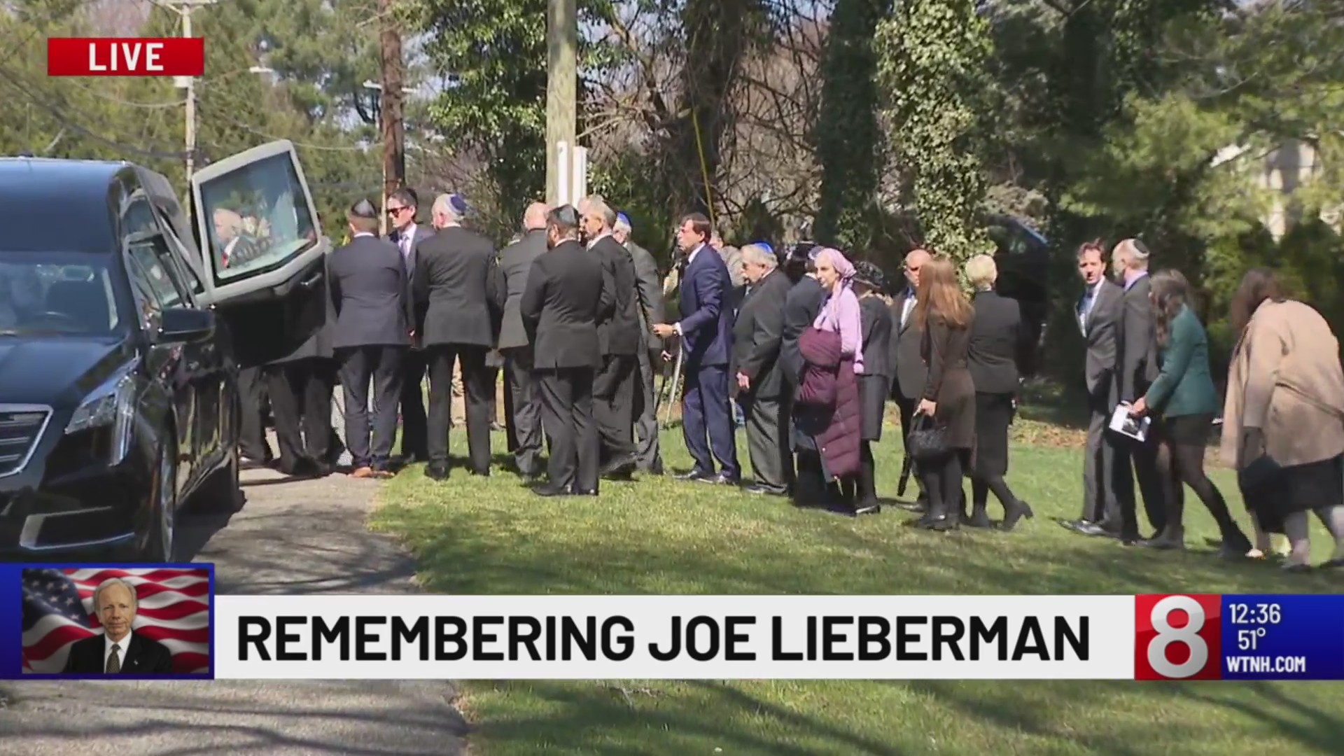 Former U.S. Sen. Joe Lieberman remembered at funeral service in ...