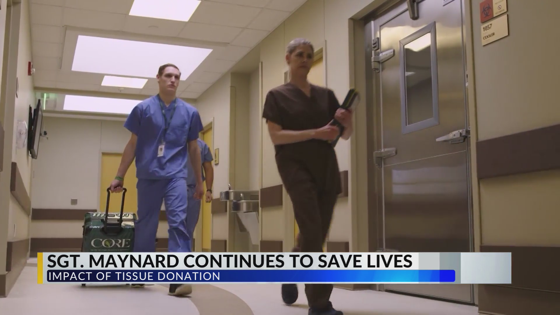 Sergeant Cory Maynard could heal as many as 75 people as tissue donor ...