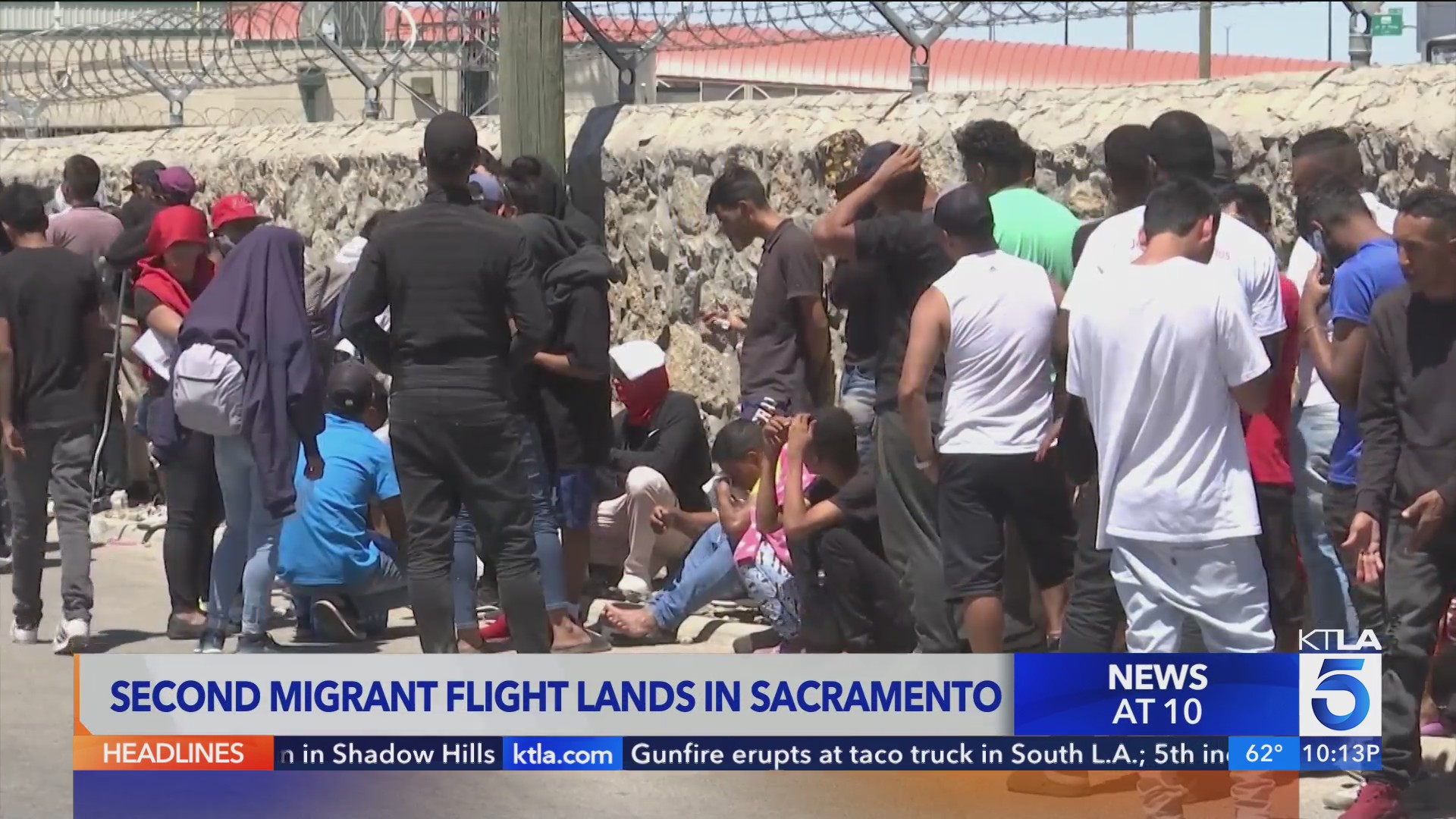 Another migrant flight lands in Sacremento – KTLA