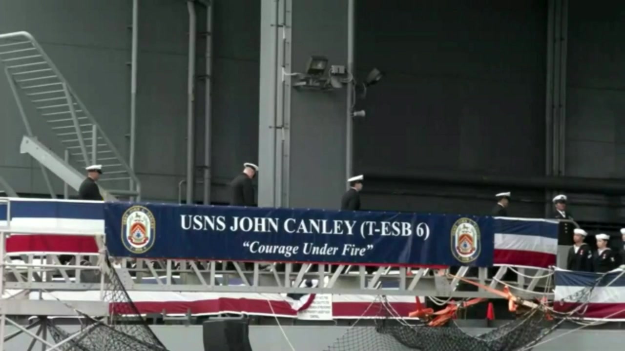USS John L. Canley commissioning ceremony takes place in Coronado – FOX ...