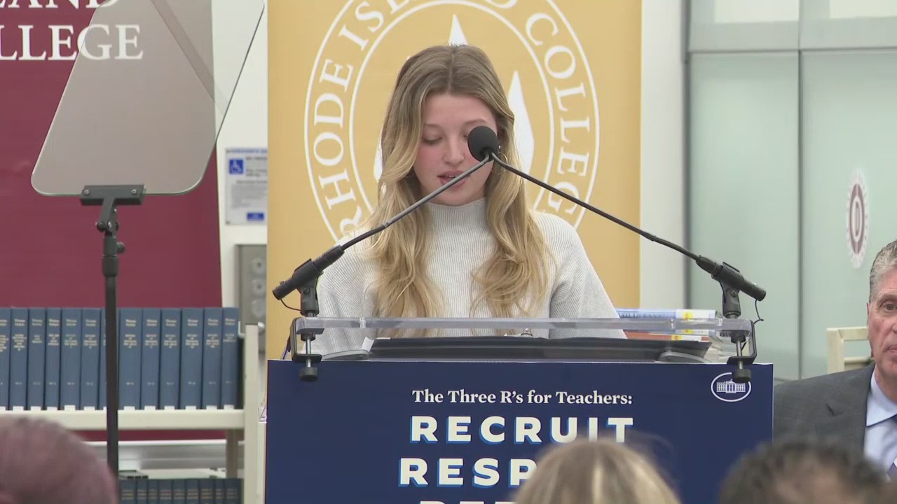 Video Now: RIC student delivers opening remarks for Jill Biden – WPRI.com