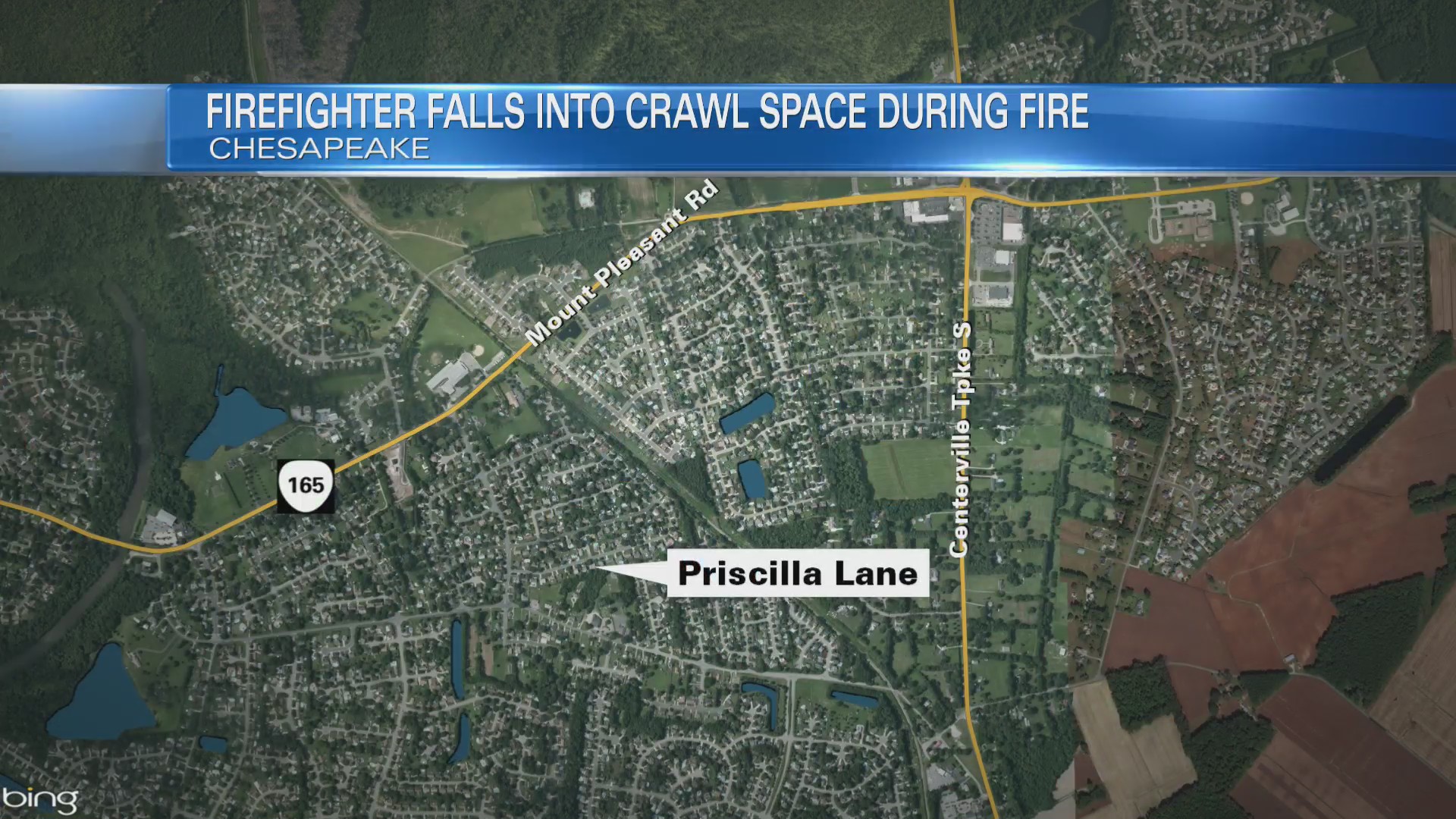 Firefighter falls through crawlspace during house fire in Chesapeake ...