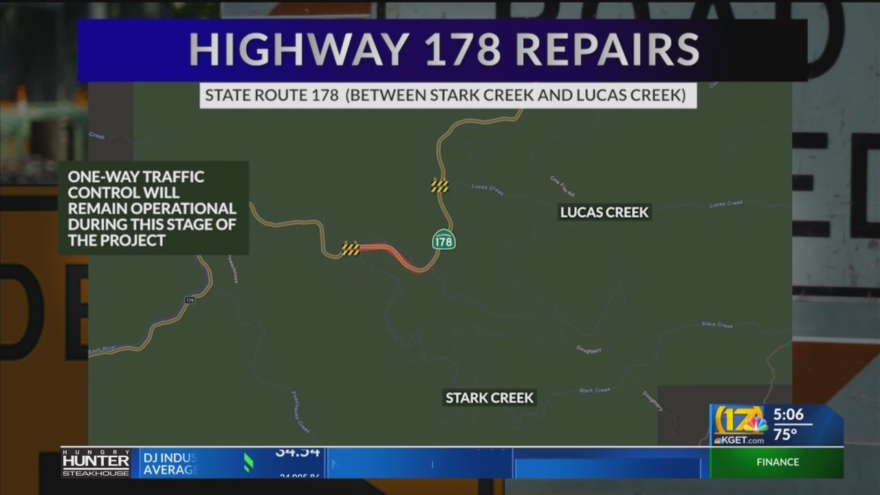 Hwy 178 Emergency Repair Project begins, one-way traffic in place until ...