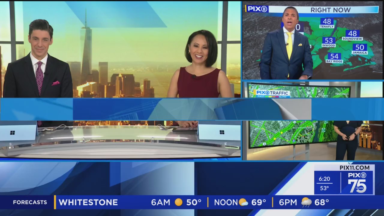 NY, NJ forecast: Sunny start turns cloudy, rainy – PIX11