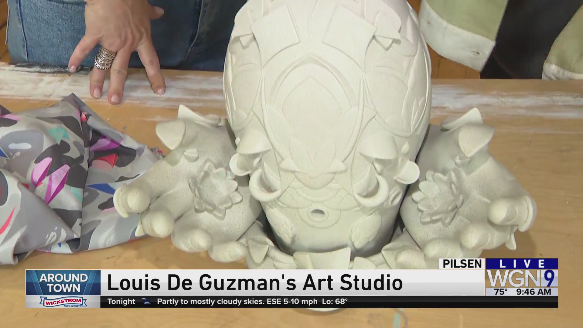 Around Town – Louis De Guzman Art – WGN-TV