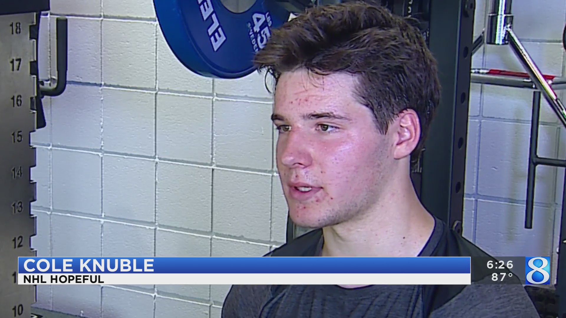 Cole Knuble prepares for NHL Draft – WOODTV.com