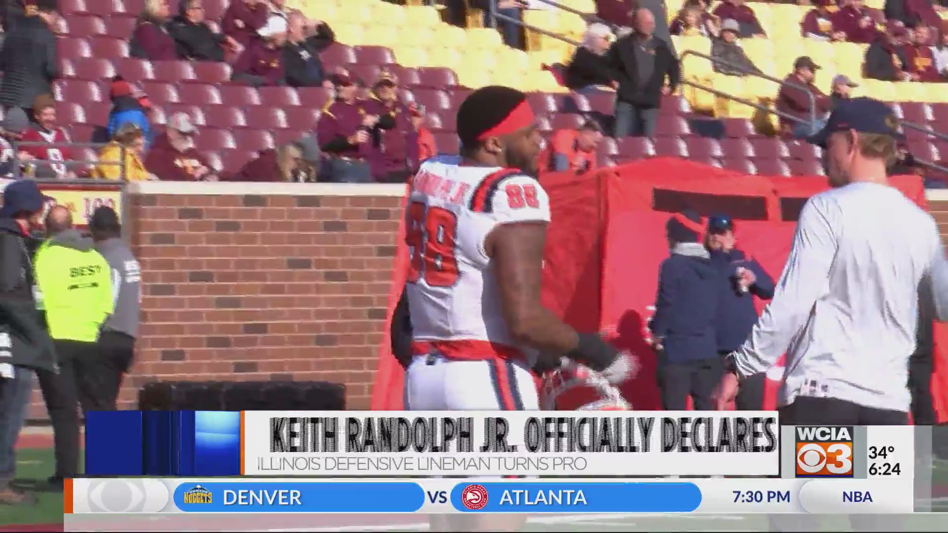 Keith Randolph Jr. officially declares for NFL Draft – WCIA.com