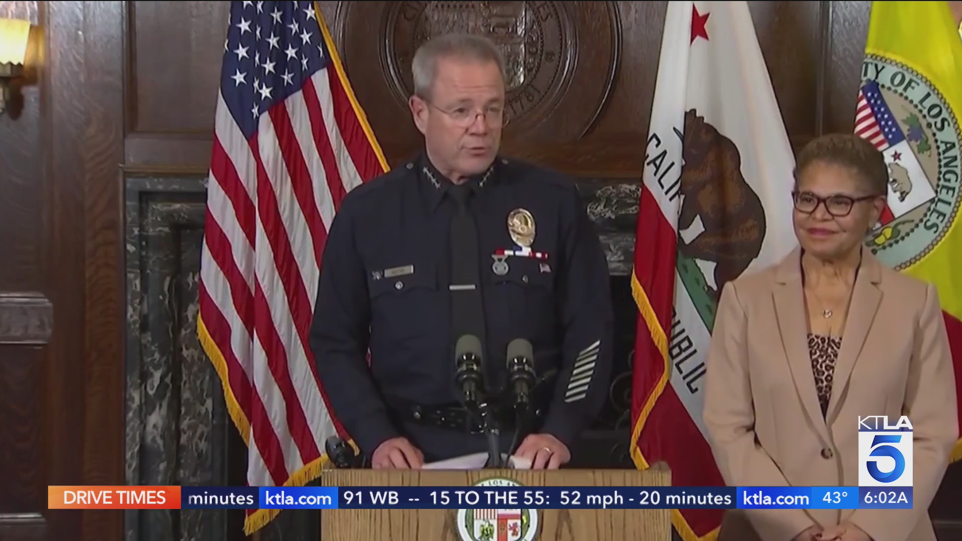 Los Angeles Police Chief Michel Moore announces retirement; nationwide ...