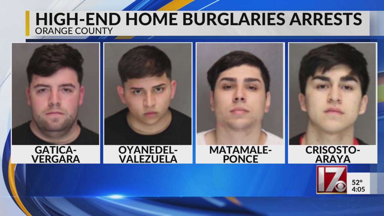 Orange County home burglary suspects – CBS17.com
