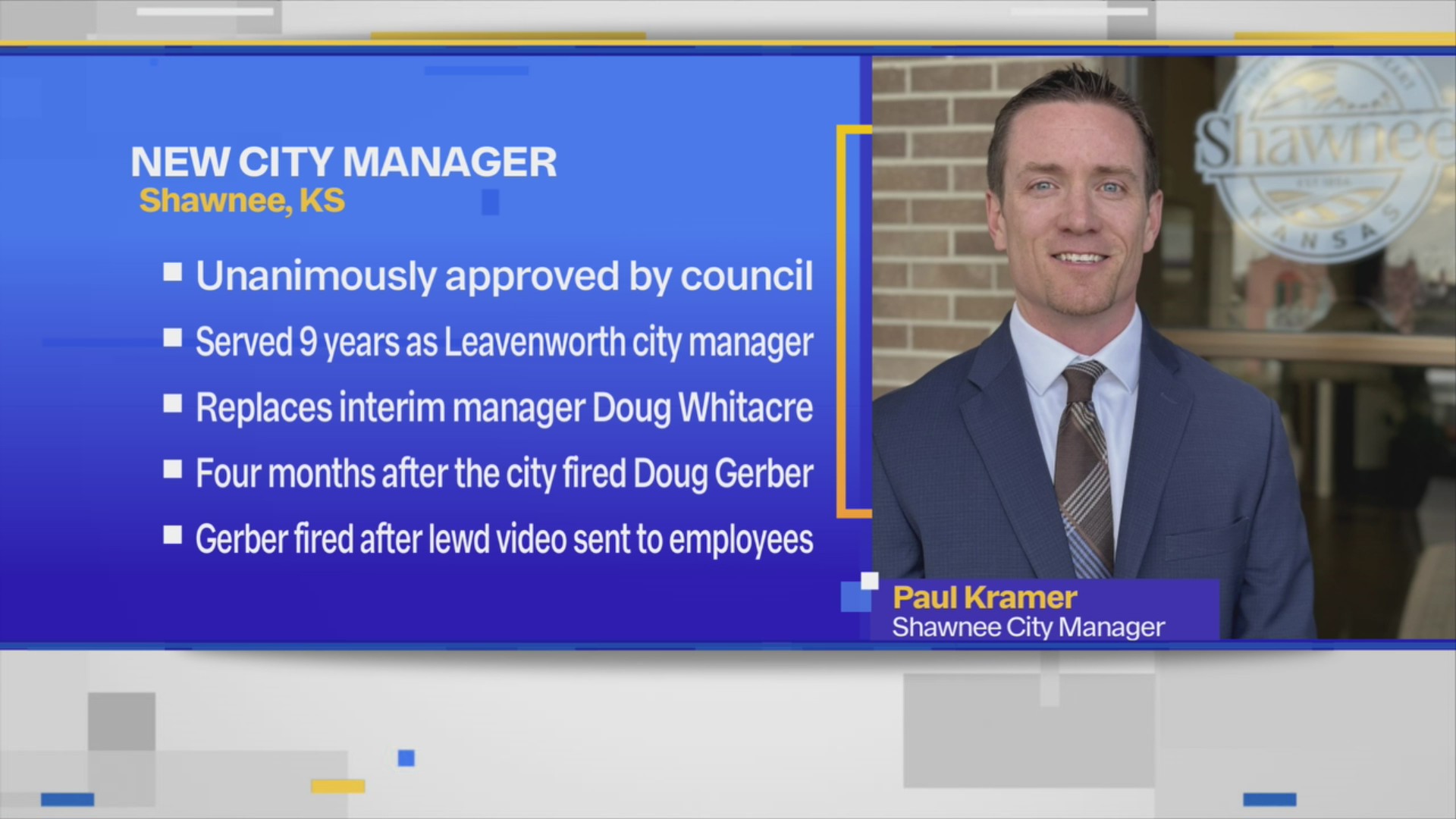 Shawnee approves contract for new city manager – FOX 4 Kansas City WDAF ...