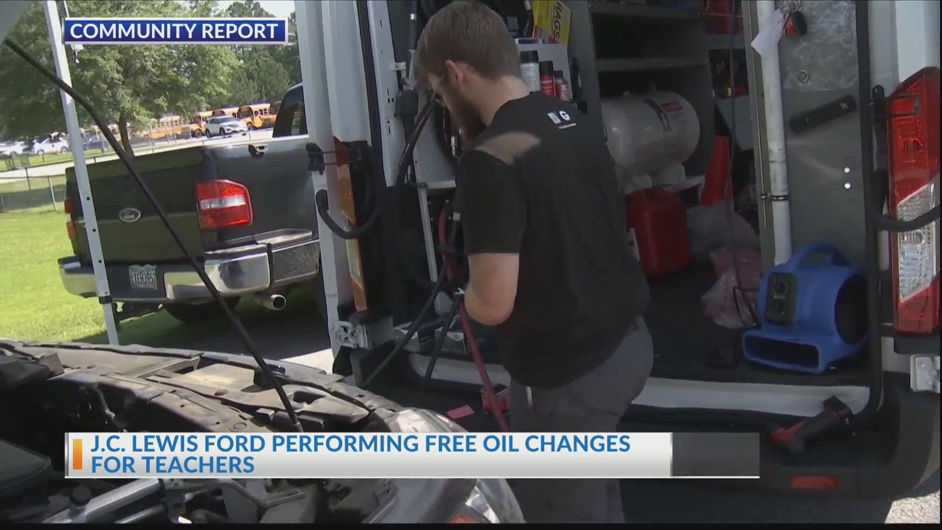JC Lewis Ford giving free oil changes to nurses, teachers and first ...
