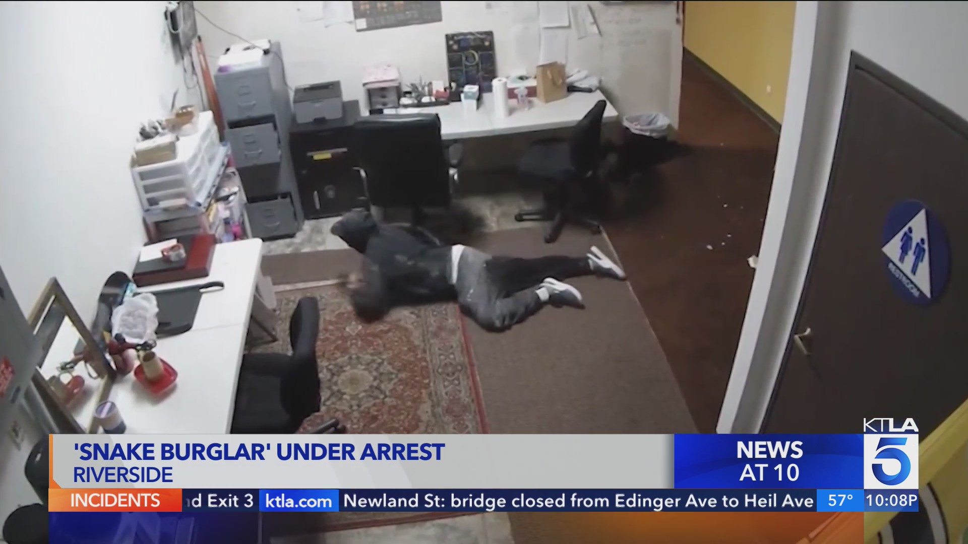 ‘Snake burglar’ arrested for thefts targeting Riverside businesses – KTLA
