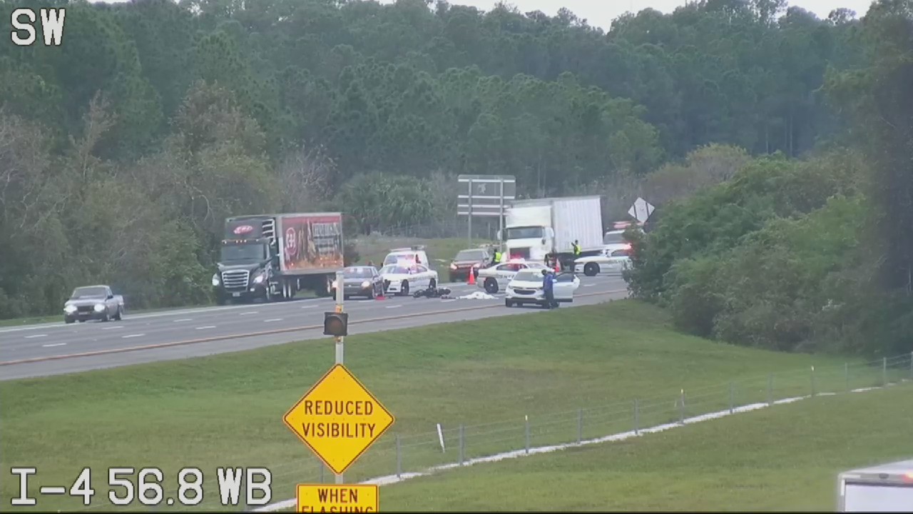 Fatal crash slowing traffic on I-4 in Polk County – WFLA