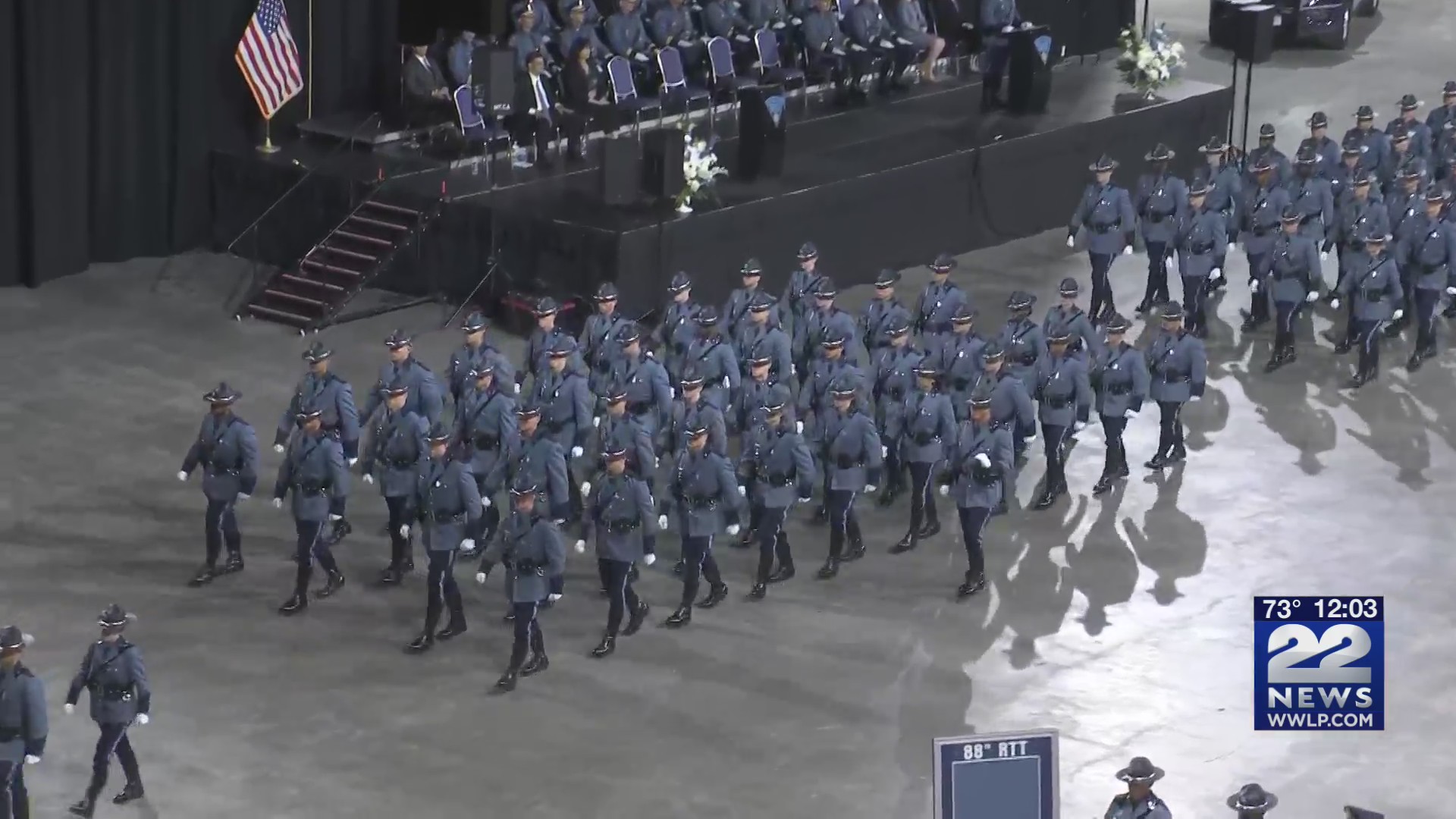 The Massachusetts State Police 88th Recruit Graduation Ceremony ...