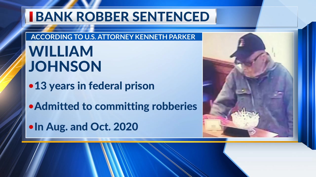 Serial bank robber who dared police to kill him sentenced to 13 years ...