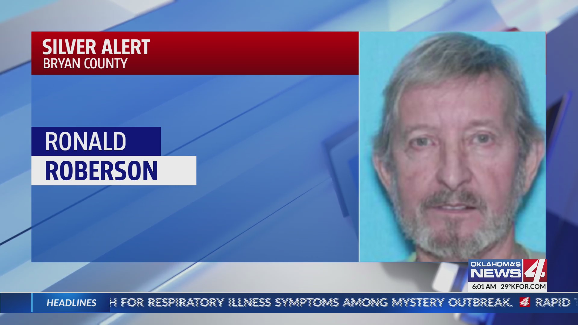 OHP issues Silver Alert for man last seen in Colbert – KFOR.com ...