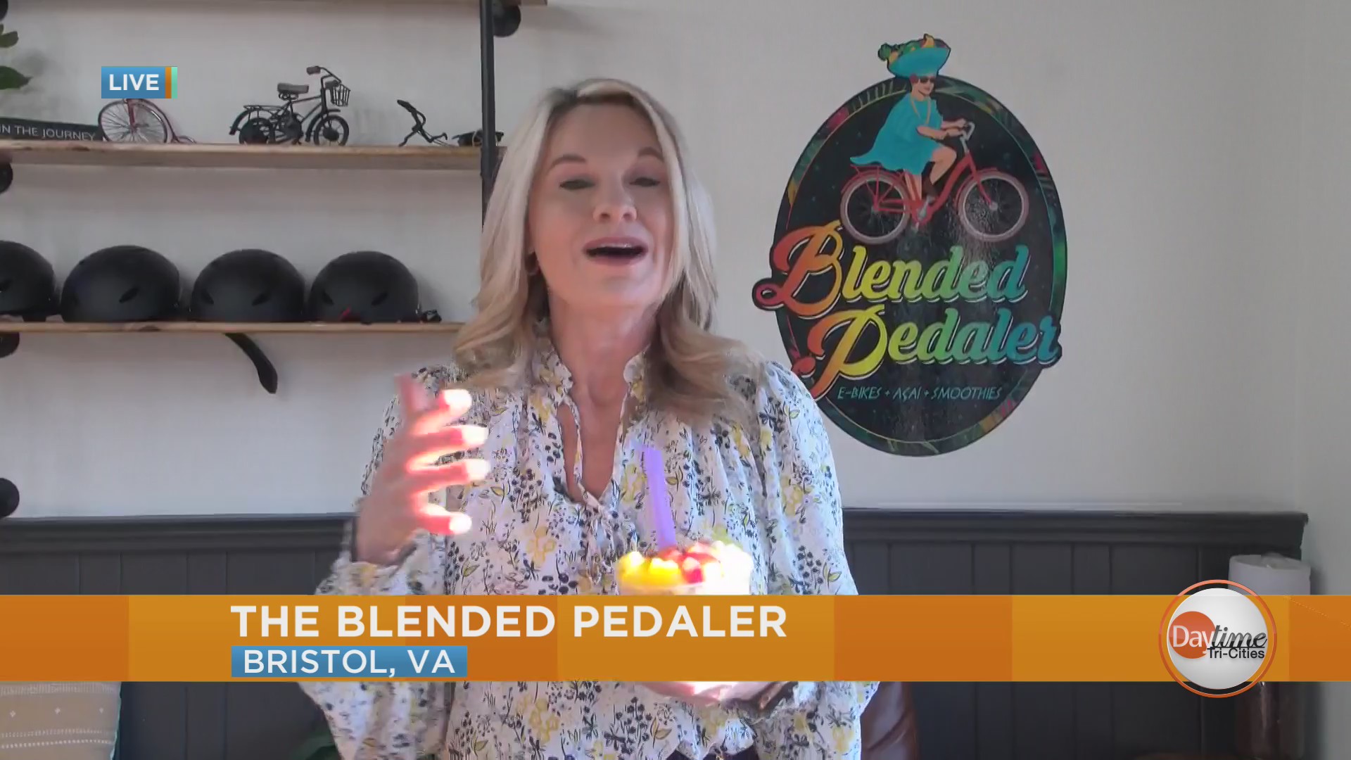 Daytime LIVE at The Blended Pedaler – WJHL | Tri-Cities News & Weather