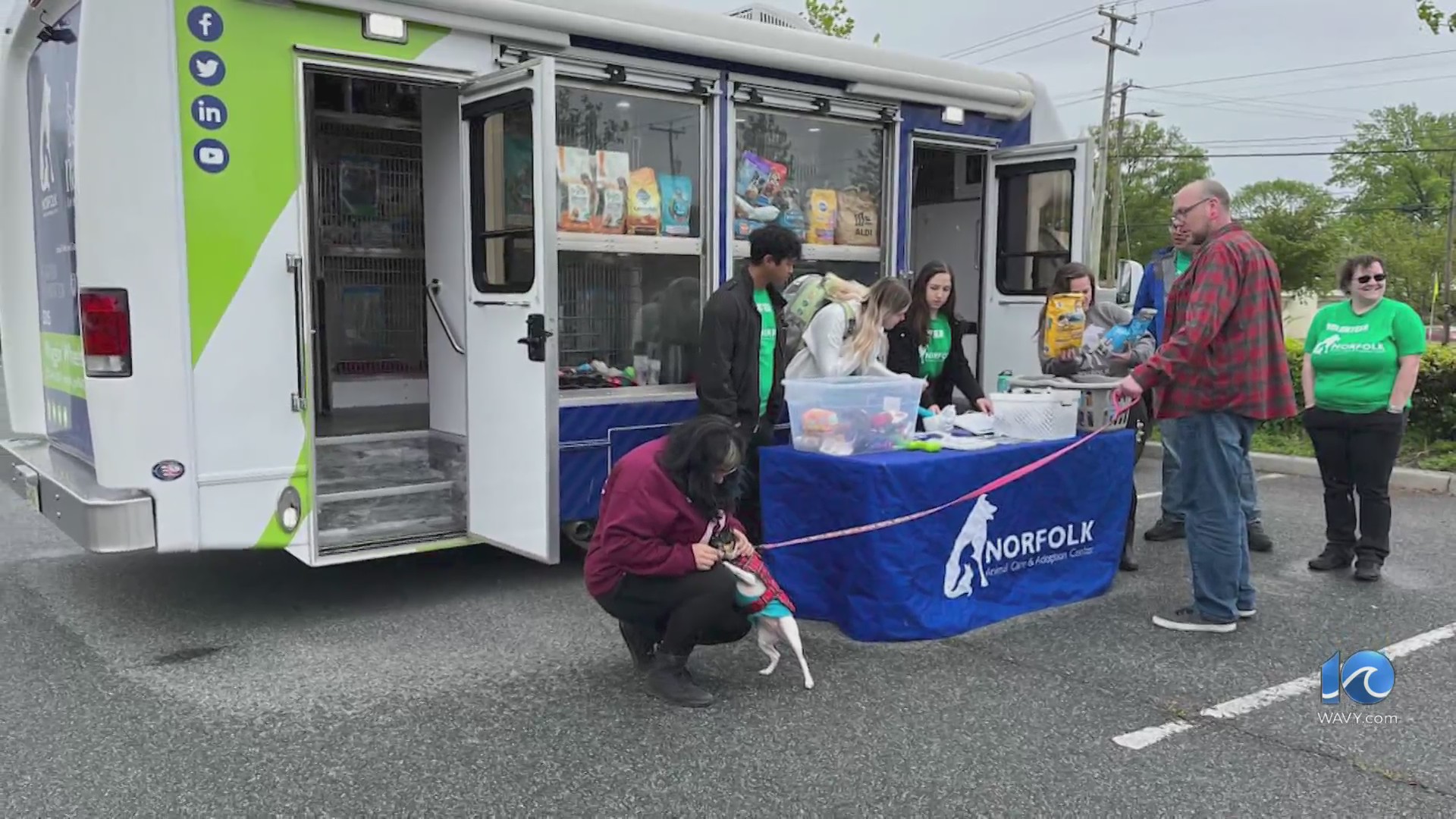 Norfolk Animal Care & Adoption Center hosts stuff the bus event – WAVY.com