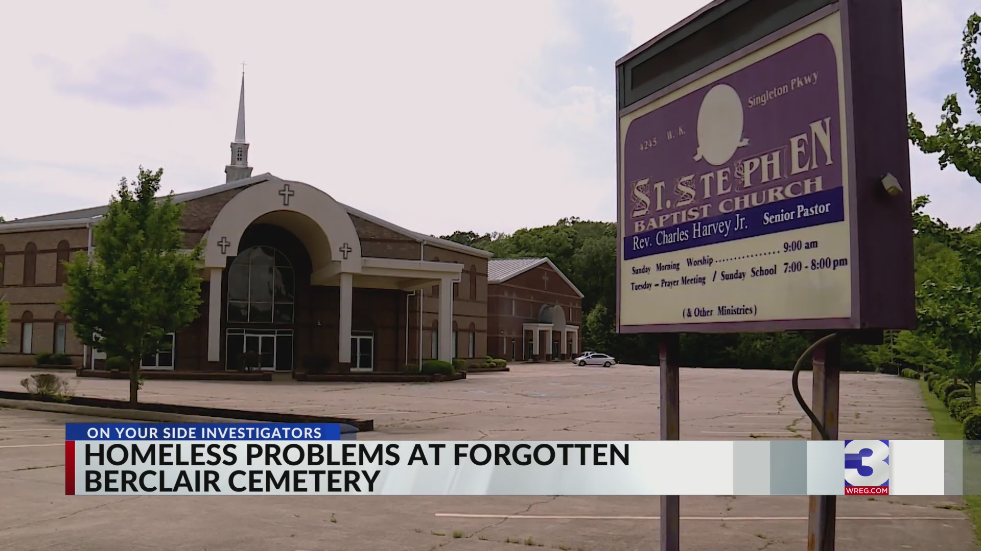 Forgotten cemetery in Berclair turns into homeless encampment – WREG.com