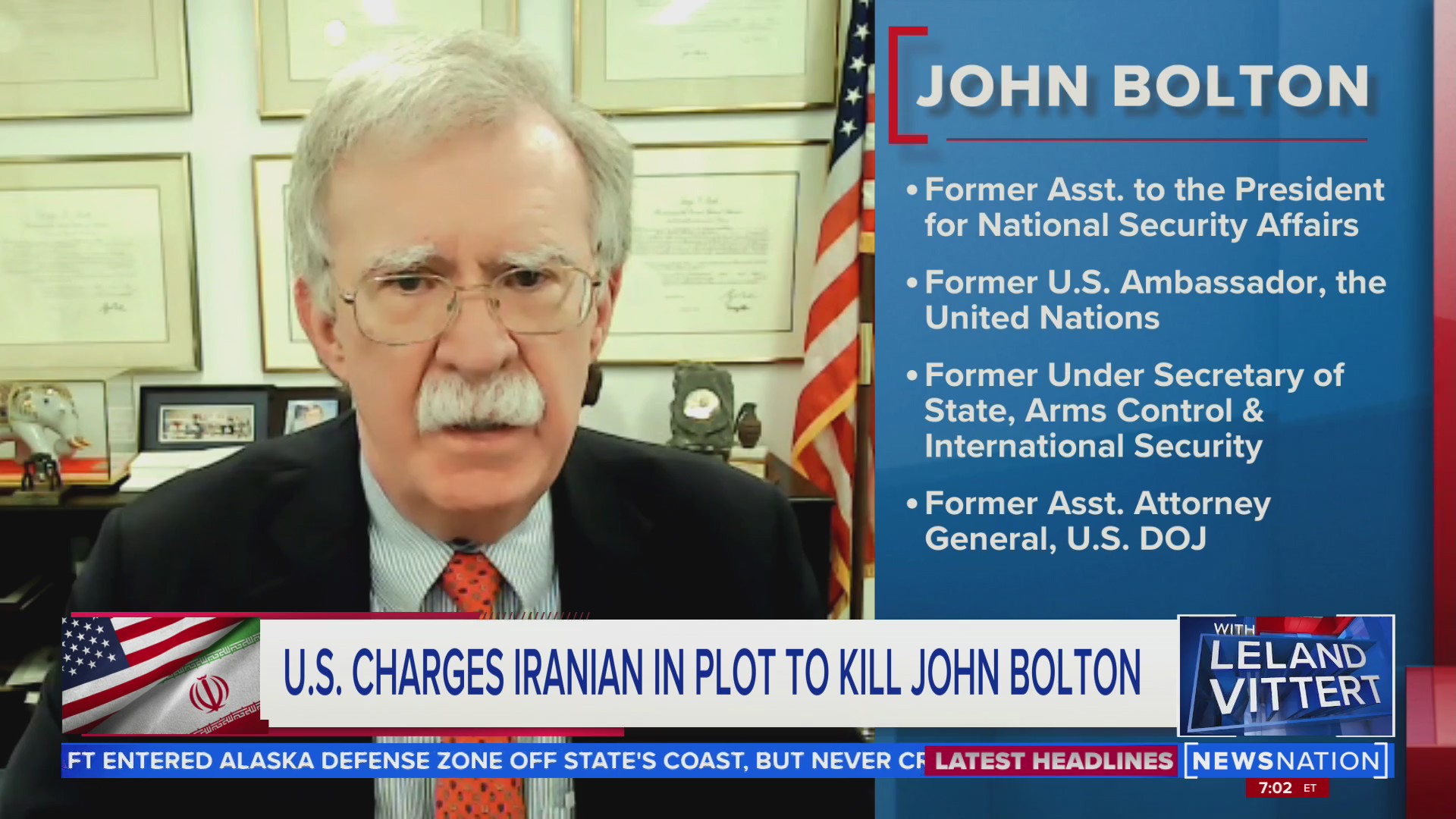 Bolton “not surprised” at Iranian plot to kill him | On Balance ...