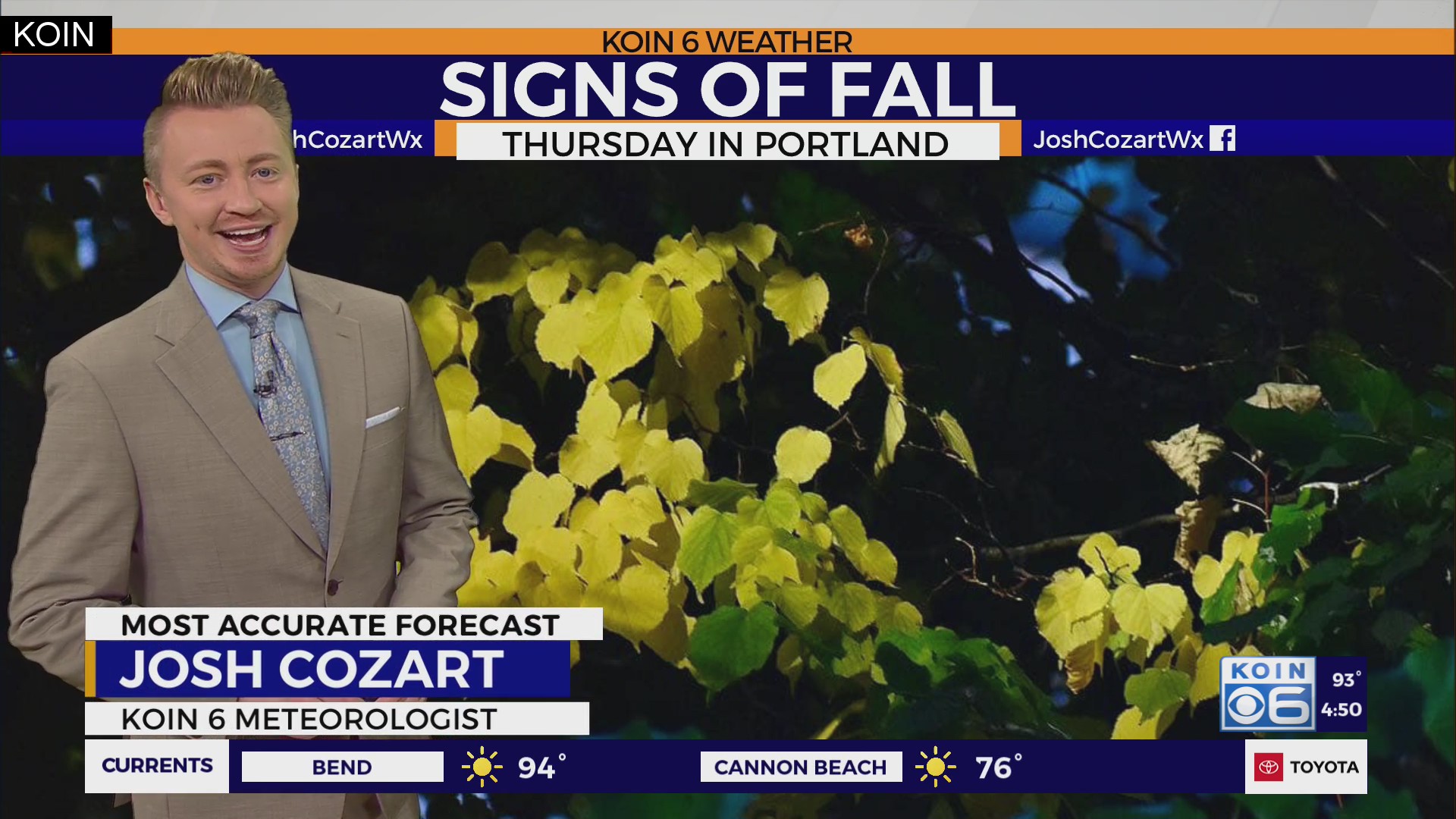Fall colors and summer heat in Portland – KOIN.com