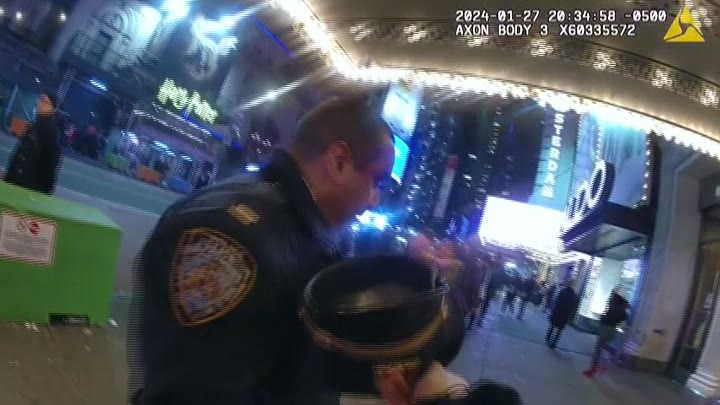 Officials release body camera footage of Times Square brawl between ...