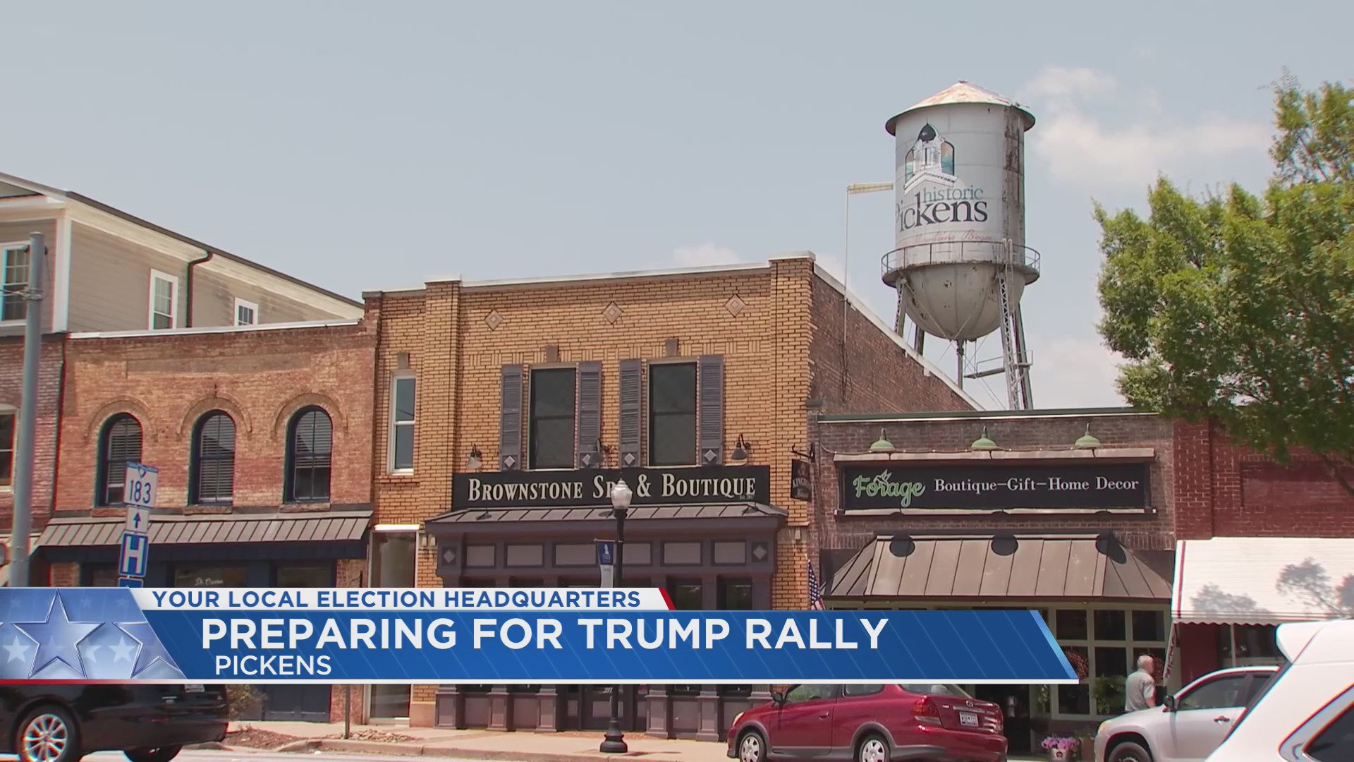 Preparations underway in Pickens for weekend Trump rally – WSPA 7NEWS
