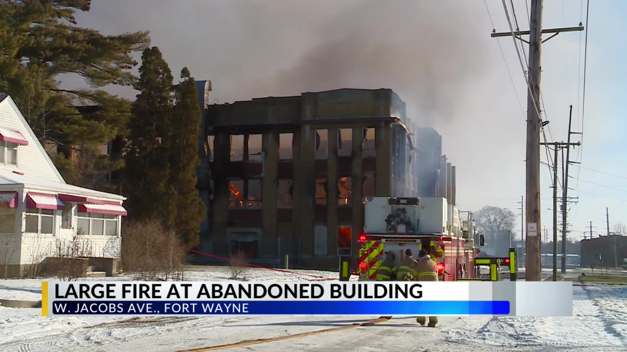 Fire breaks out twice at abandoned Fort Wayne building – WANE 15