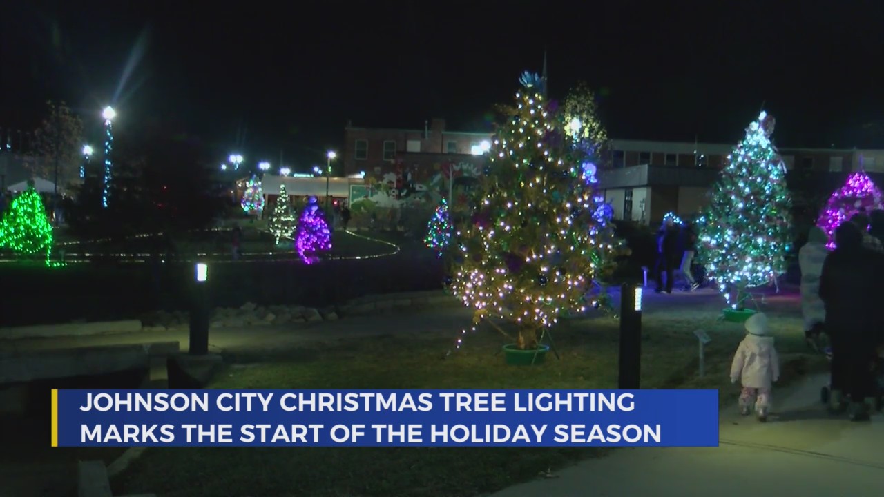 Johnson City residents gather for annual Christmas Tree lighting – WJHL ...