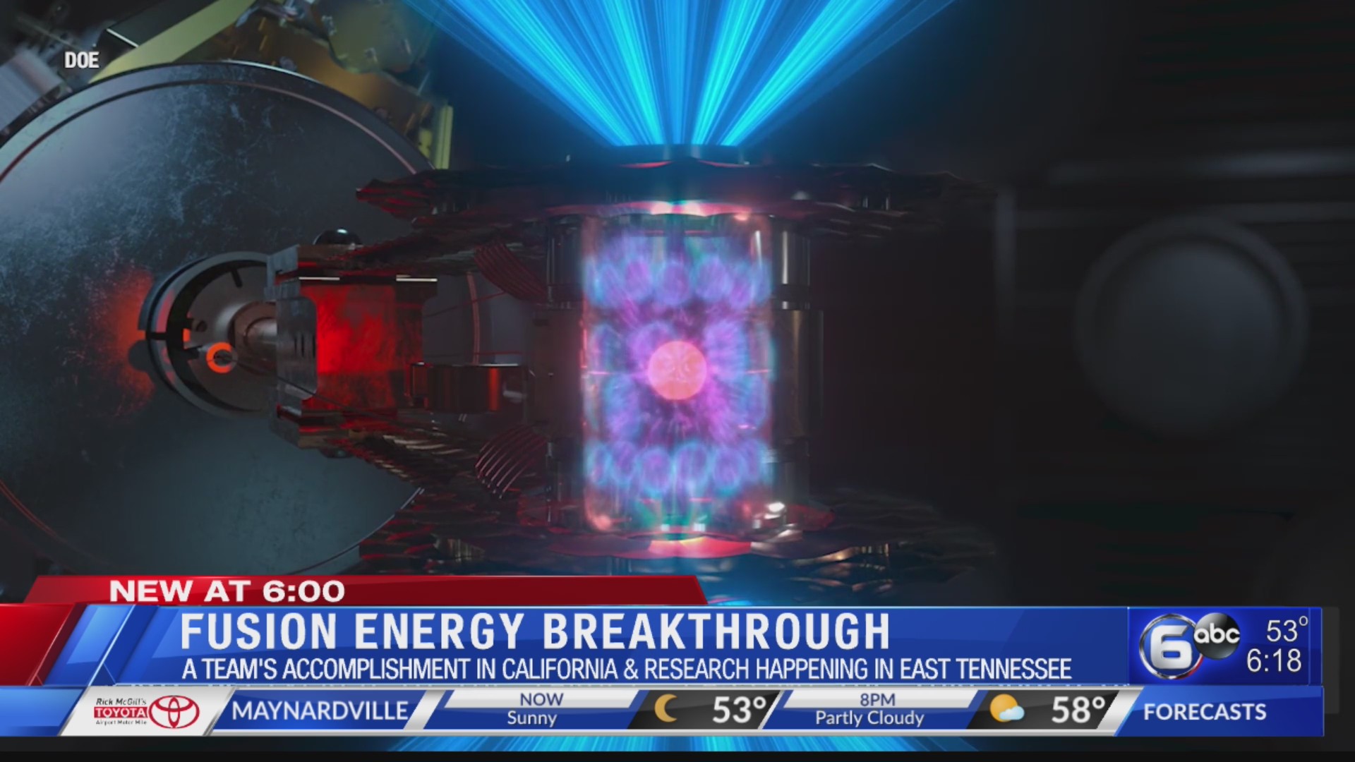 Fusion Energy Breakthrough – WATE 6 On Your Side