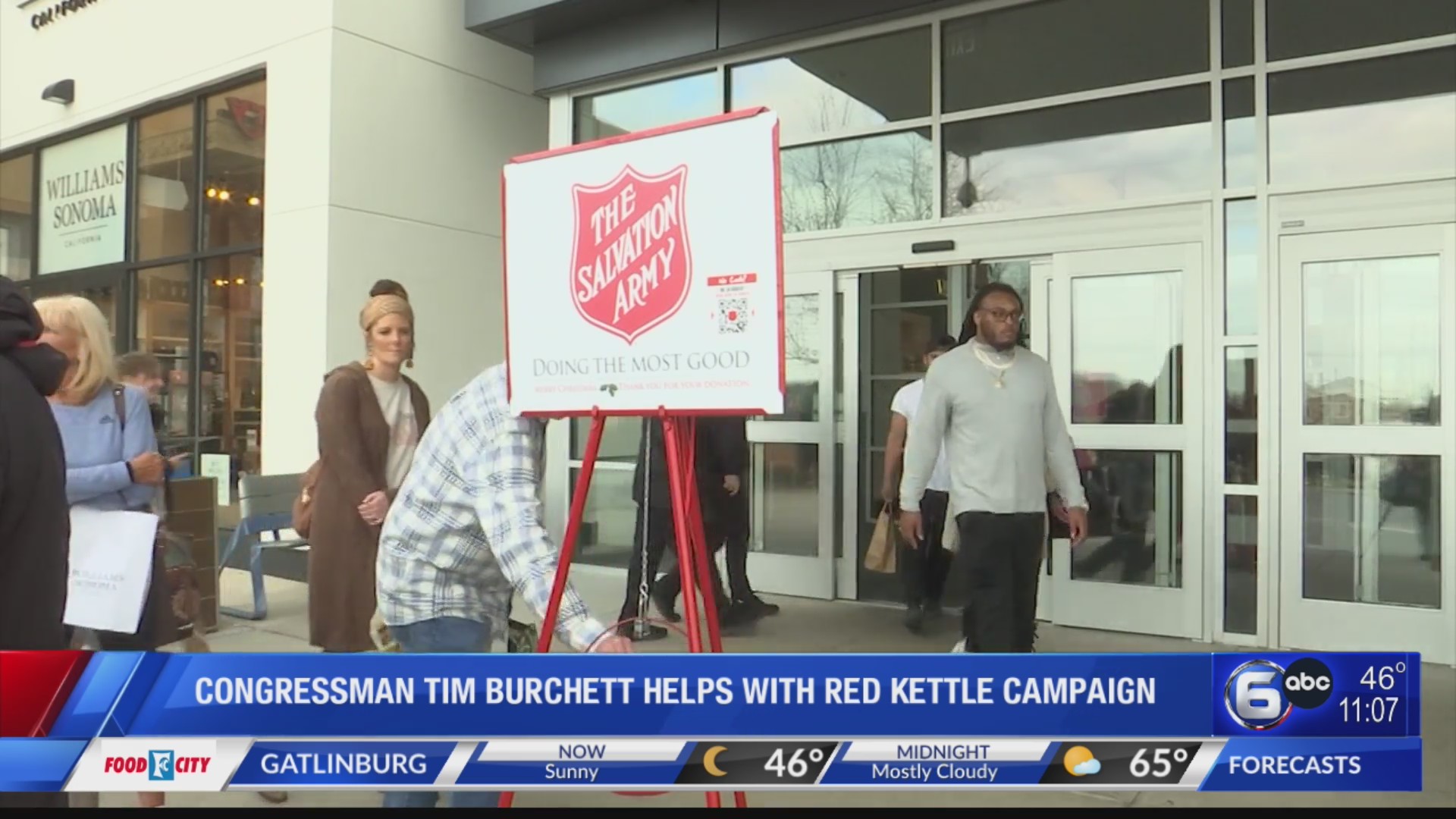 Congressman Tim Burchett helps with Red Kettle Campaign – WATE 6 On ...