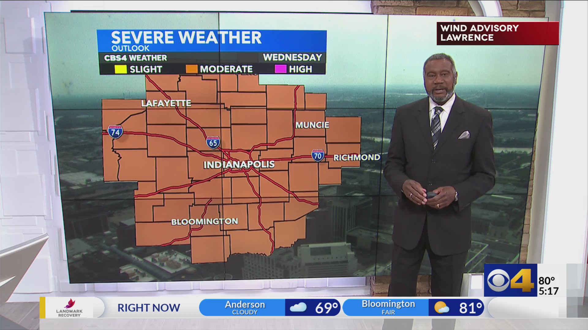 Chris forecasts a windy, stormy Wednesday – Fox 59