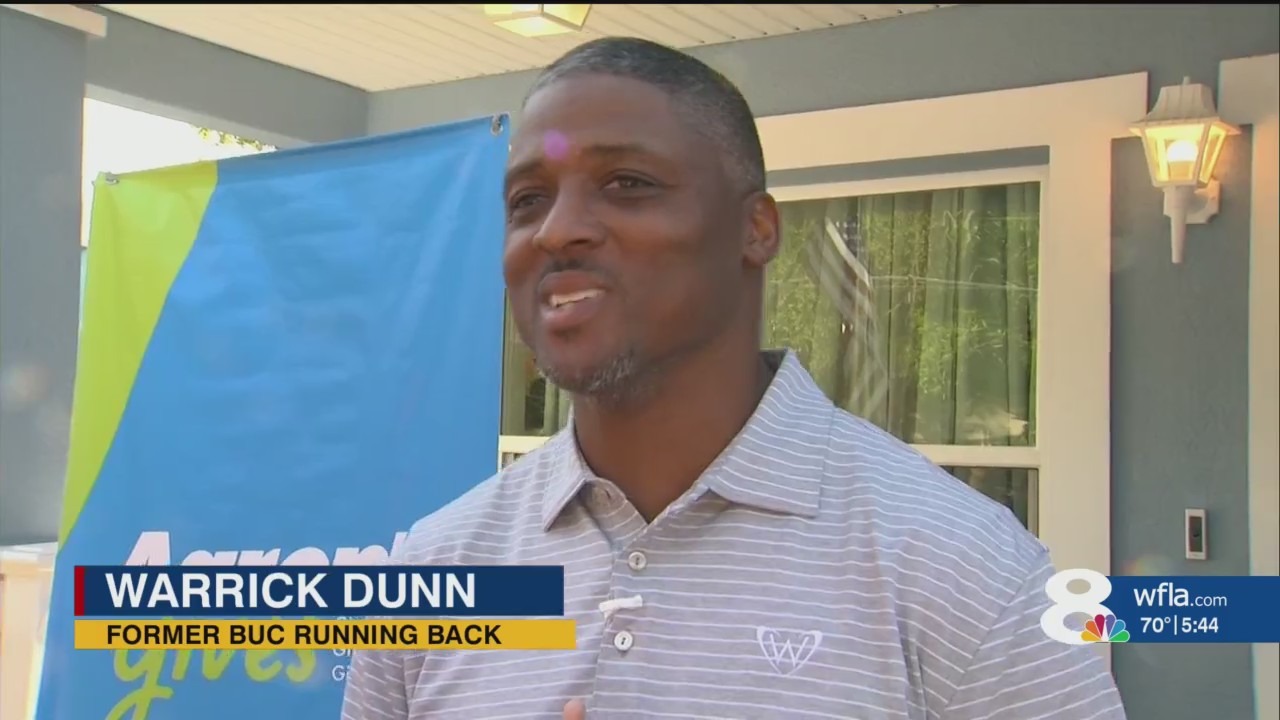 Former Buc Warrick Dunn gives brand new home to single father – WFLA