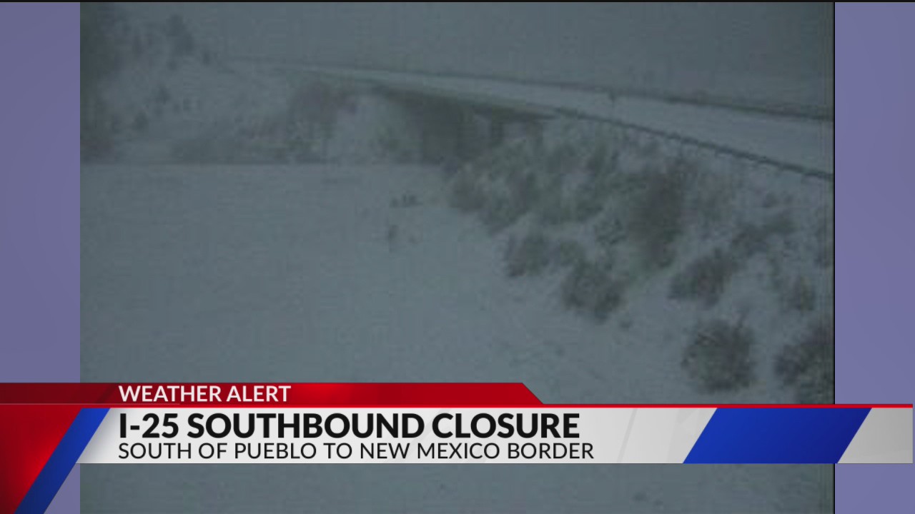 I-25 closed from Pueblo to New Mexico border – FOX21 News Colorado