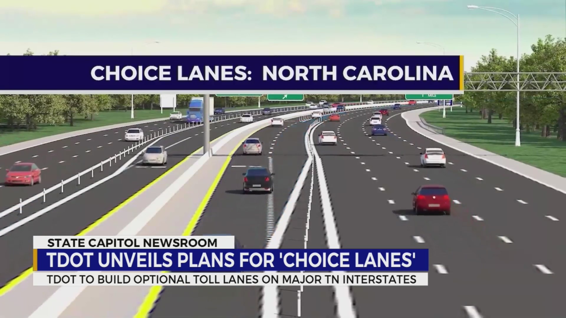 TDOT unveils plans for ‘choice lanes’ – WKRN News 2